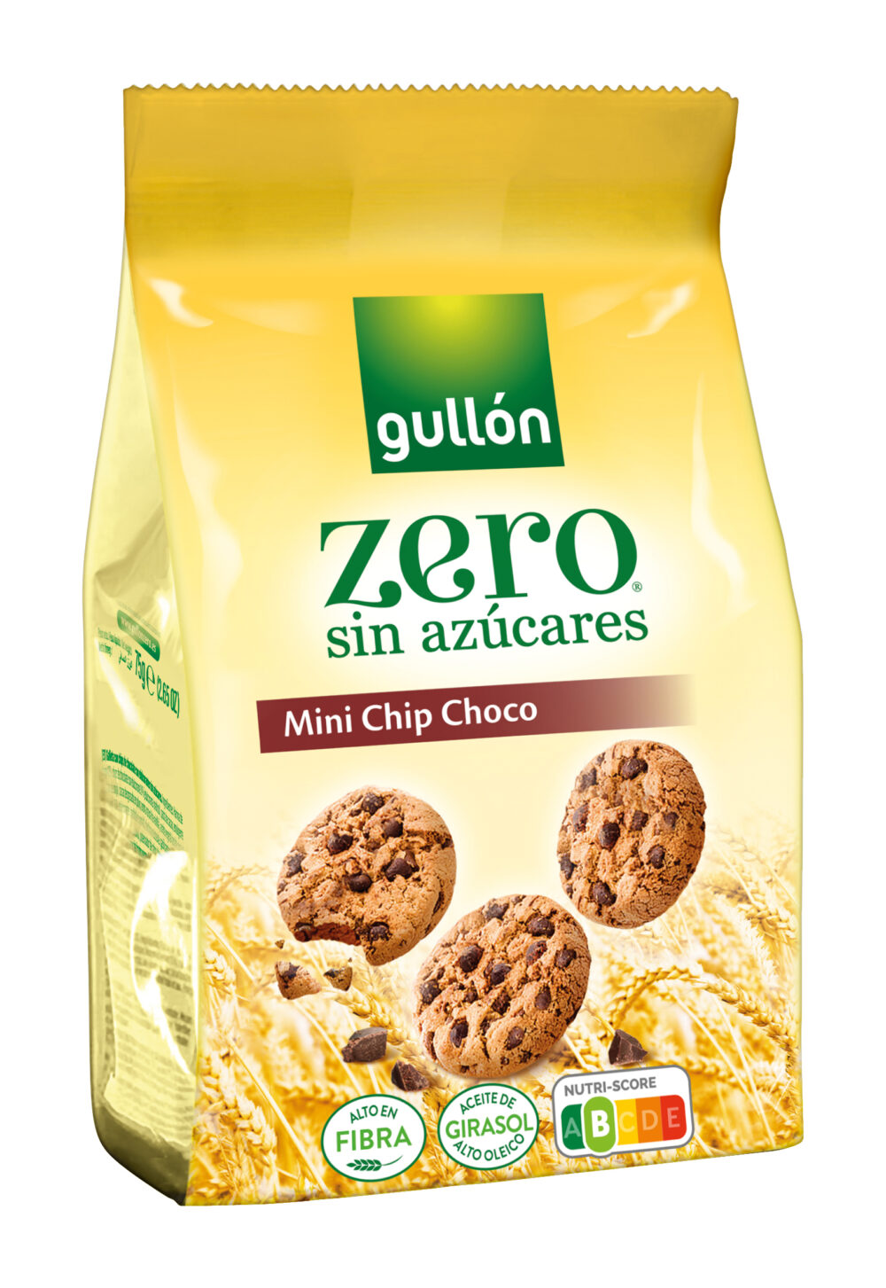 Galletas ZERO sin azúcares Mini Chips Choco de Gullón