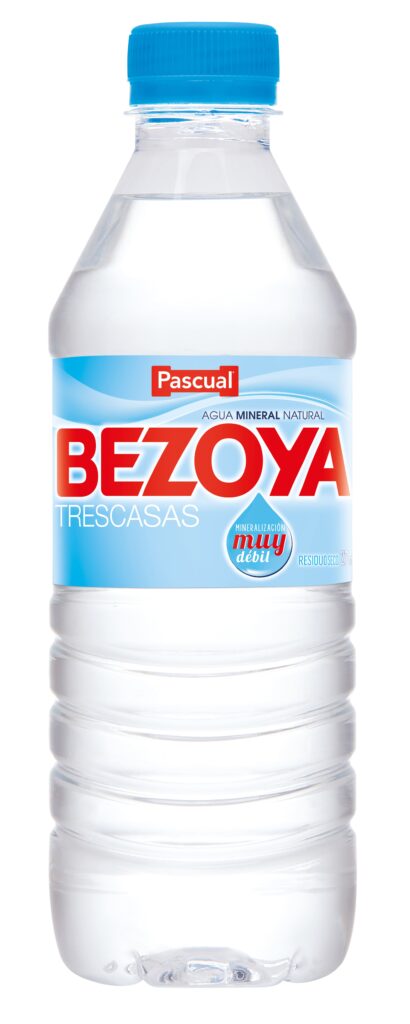Agua mineral natural Bezoya botella 50 cl