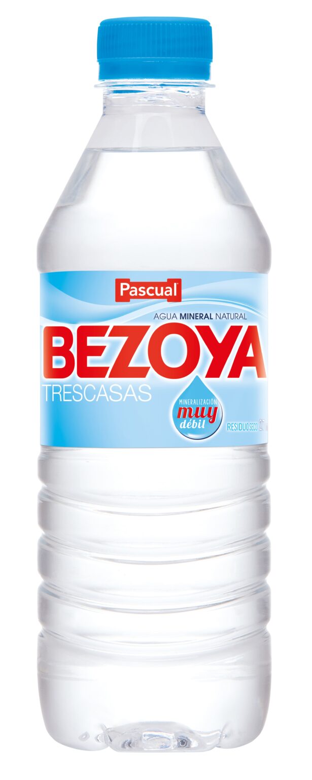 Agua mineral natural Bezoya botella 50 cl