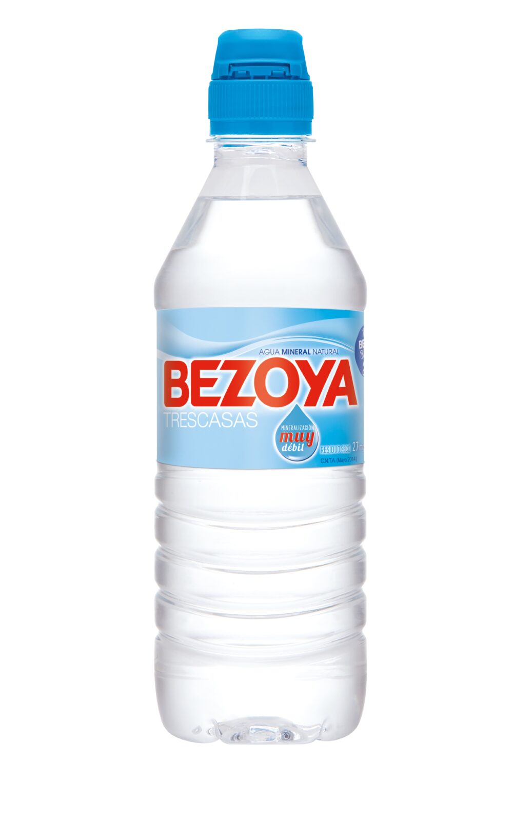 Agua mineral natural Bezoya botella 50 cl sport